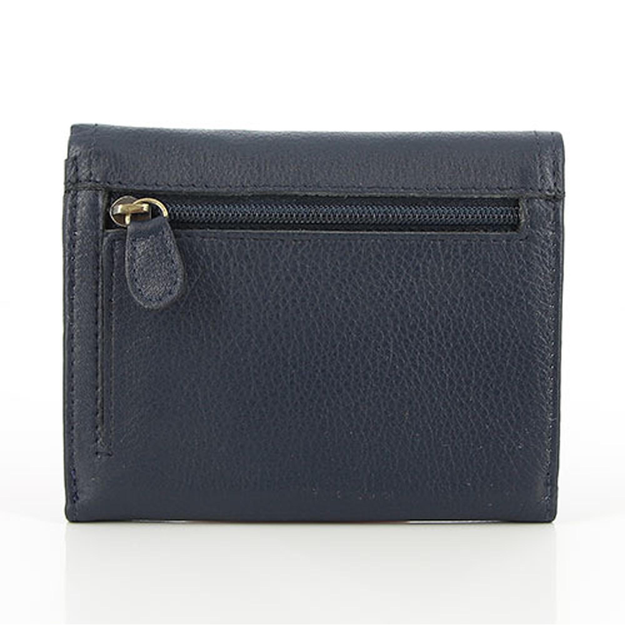 Geldbörse unisex aus Leder dunkelblau Jamie kaufen